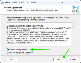 Melco OS Installation Guide