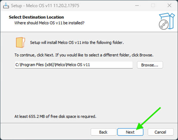 Melco OS Installation Guide